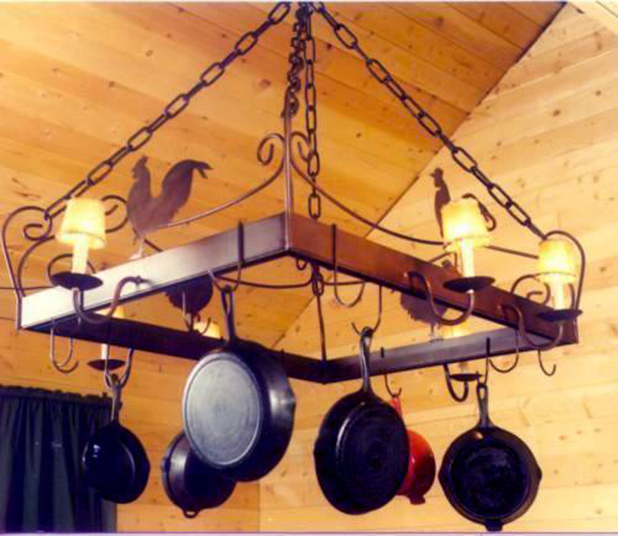 rooster-pot-rack – Frontier Iron Works